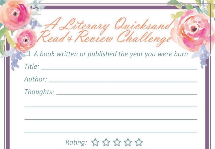 Spring Reading Challenge - Literary Quicksand